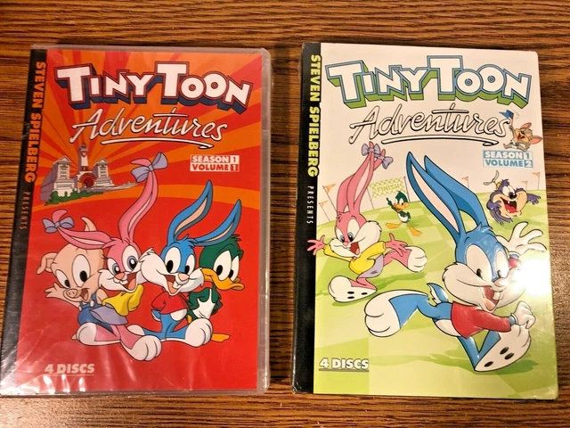 TINY TOON ADVENTURES Season 1 Volume 1 & 2 DVD 8-Disc Spielberg TV NEW ...