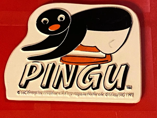 VINTAGE PINGU FRIDGE Magnet - BBC Enterprises 1993 - Pingu Magazine £8. ...