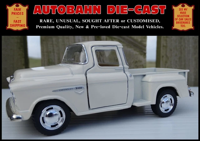 1955 CHEVROLET 3100 Stepside Pick-Up; 1/34 Scale Diecast Collectors ...
