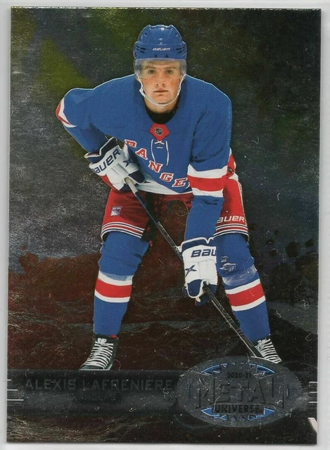 2020-21 METAL UNIVERSE 1997-98 Rétro Alexis Lafrenière RC #R-50 Rangers ...