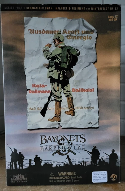 SIDESHOW BAYONETS & Barbed Wire German Rifleman Figure Peter Jackson ...