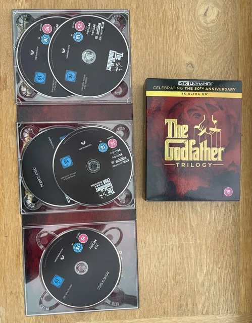 THE GODFATHER TRILOGY 50th Anniversary 4K Ultra HD Box Set £5.45 ...