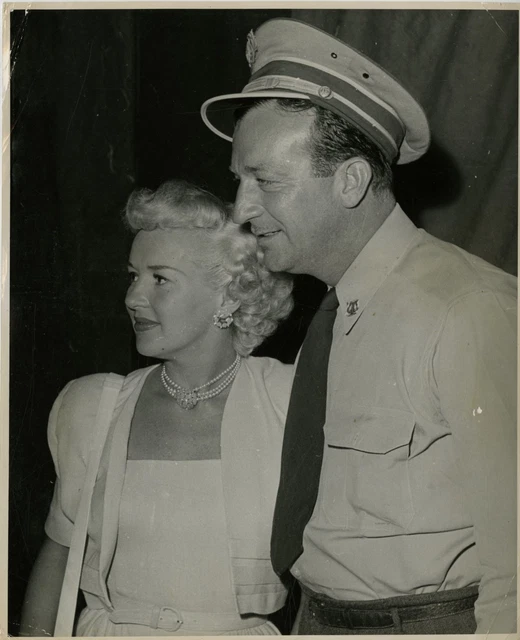BETTY GRABLE ET Harry James Vintage silver print,Elizabeth Ruth Grable ...