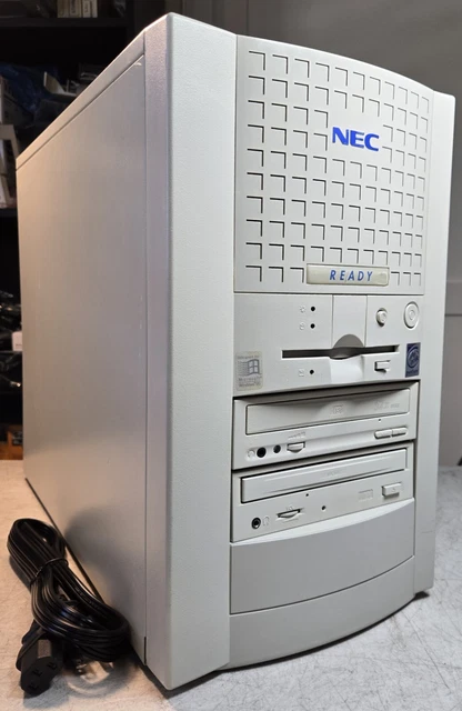 NEC READY WINDOWS 95 DOS Retro Gaming Computer Sound Blaster 16 3.5 ...