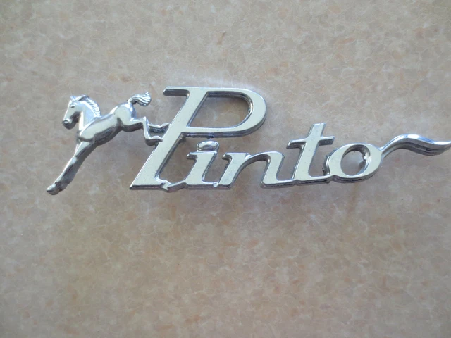 ORIGINAL 1970S FORD Pinto car metal emblem /// badge ...