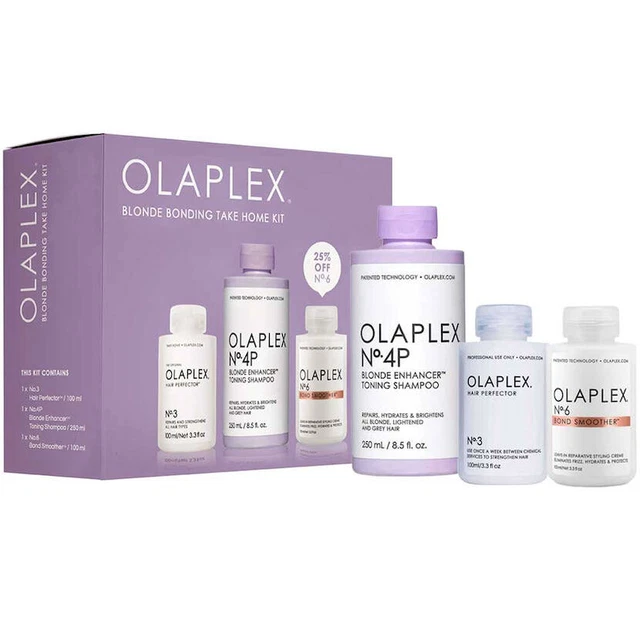 OLAPLEX BLONDE BONDING Take Home Kit (No.3, No.4P and No.6) EUR 100,08 ...