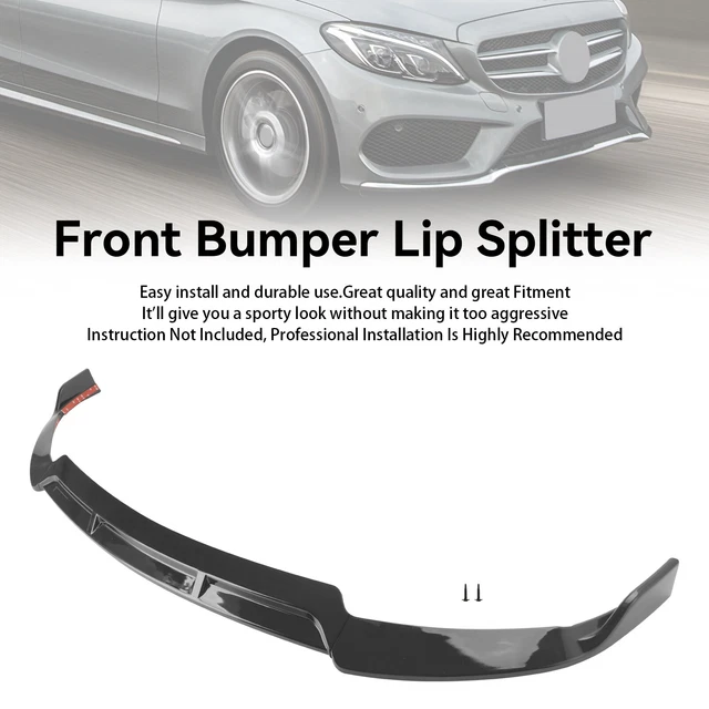 FRONT SPLITTER LIP Pour Mercedes Benz C-Class W205 C205 2019-2021 ...
