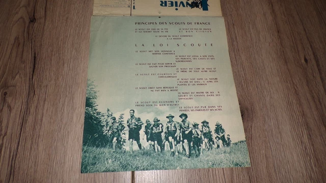 CALENDRIER - SCOUTS de France 1950 - Robert Manson - Billet Tombola ...