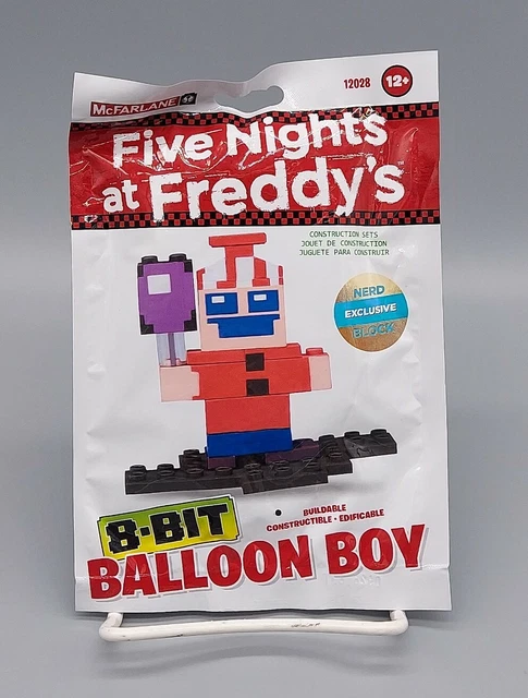 FIGURINE MCFARLANE FIVE Nights at Freddy's FNAF 8-Bit Balloon Boy Nerd ...