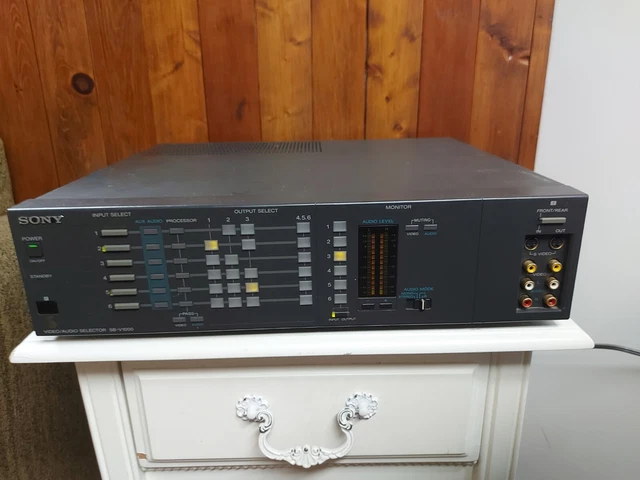 SONY SB-V1000 AV System Selector Video Audio Stereo UNTESTED $240.00 ...