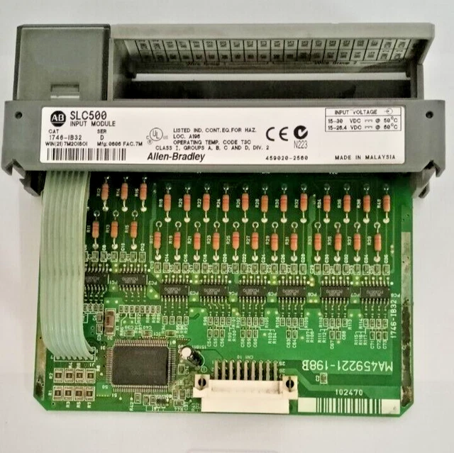 1746-IB32 SER D Allen-Bradley Slc500 Input Module Used Cat 1746 Ib32 D ...