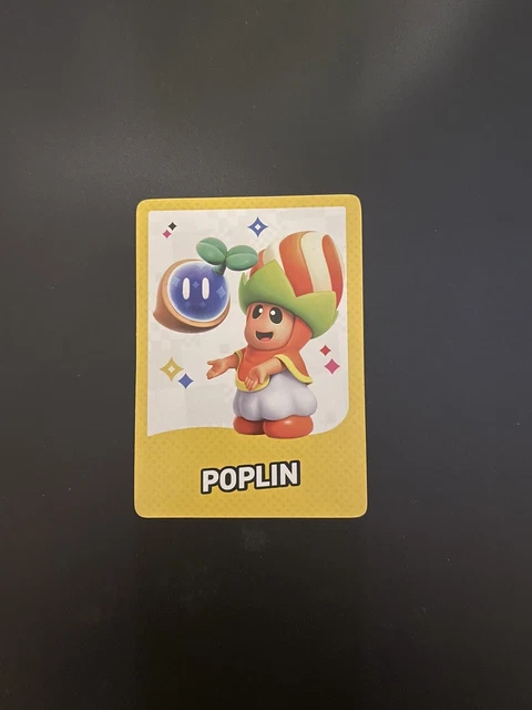 SUPER MARIO BROS. Wonder Card - Poplin Walmart Exlusive Limited MINT £3 ...