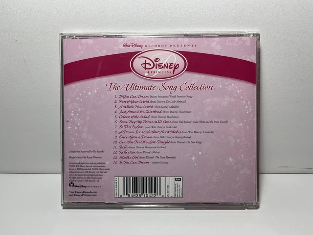 DISNEY PRINCESS - The Ultimate Song Collection CD Cinderella Sleeping ...