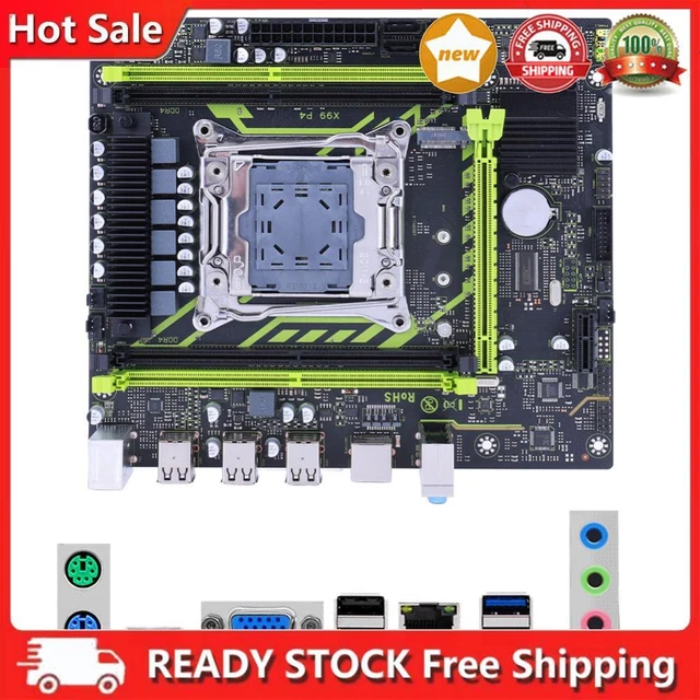 X99 MAINBOARD LGA 2011 Computer Motherboard 4*DDR4 128GB 4*USB 2.0 2 ...