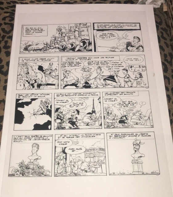 ASTERIX OBELIX UDERZO Coolest History Bande Dessinée Production Art ...