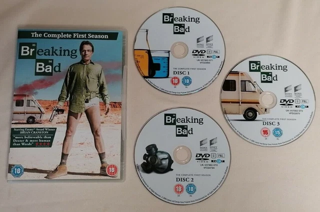DVD BOX SET - Breaking Bad Complete Season 1 3-Disc Box Set 2012 PAL ...