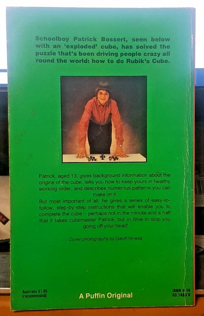 YOU CAN DO The Cube by Patrick Bossert + 1 of 3x3 Rubik's Cube 'E' $33. ...