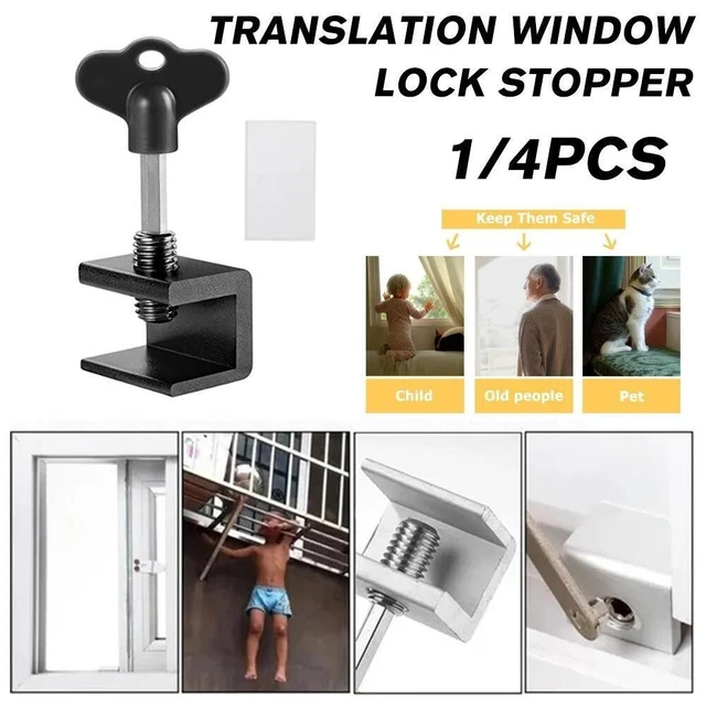 SERRURE DE S CURIT pour porte coulissante avec serrure crochet 90 degr s EUR 11,38 - PicClick FR