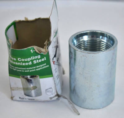 WATER SOURCE C125 Well Point Drive Coupling Heavy Galvanized Steel 1-1/ ...