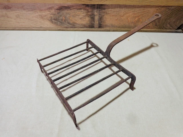 ANCIEN GRIL GRILL GRILLE VIANDE EN FER FORGE Dans son jus CHE 44 EUR 12 ...