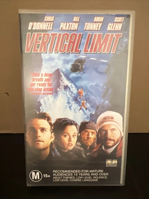 VERTICAL LIMIT - VHS Video - Chris O’Donnell, Bill Paxton - Action Adventure B16 $19.95 ...
