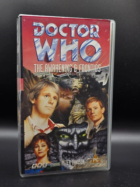 DOCTOR WHO VHS Video Cassette Awakening & Frontios Double Peter Davison ...