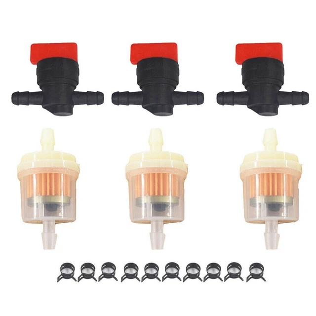 FUEL GAS FILTER With Shut Cut Off Valve And Clamps For 697947 698183 ...