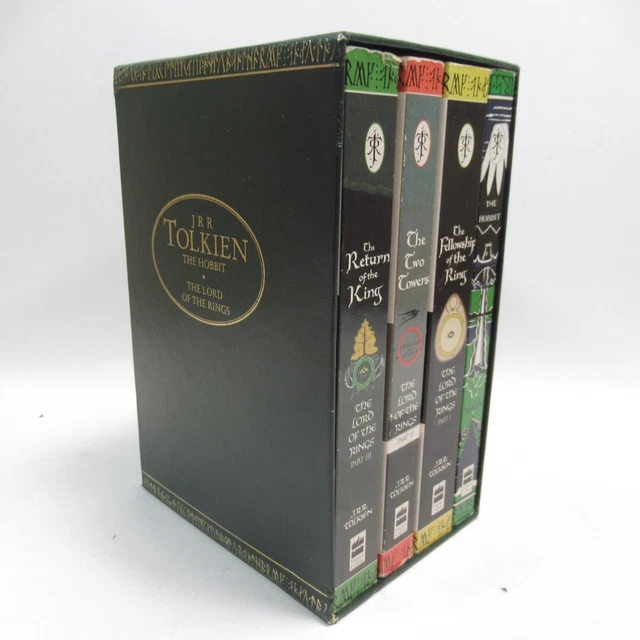 JRR TOLKIEN THE Hobbit and Lord Of The Rings Paperback Book Set 1996 ...