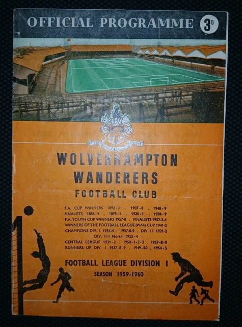 WEST HAM UNITED Away Programme v Wolves 11-04-1960. £1.49 - PicClick UK