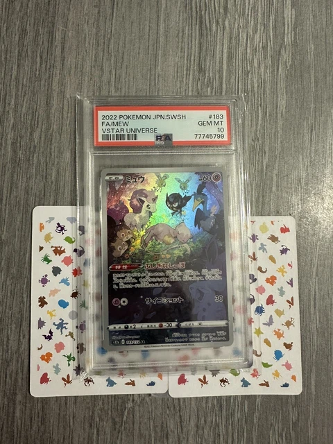 CARTE POKÉMON MEW 183/172 PSA10 RARE s12a AR PSA 10 JAP 🌟🇯🇵 EUR 49,00 - PicClick FR