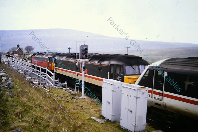RAILWAY TRAIN SLIDE 35mm Diesel-Electric Locomotive Class 47 ...