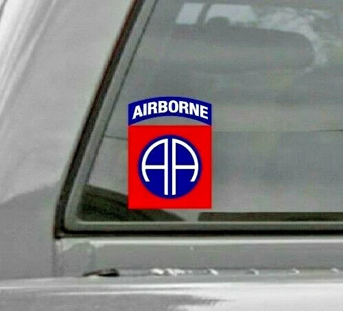 82ND AIRBORNE DIVISION All American Car Vinyl Window Decal/Sticker $4. ...