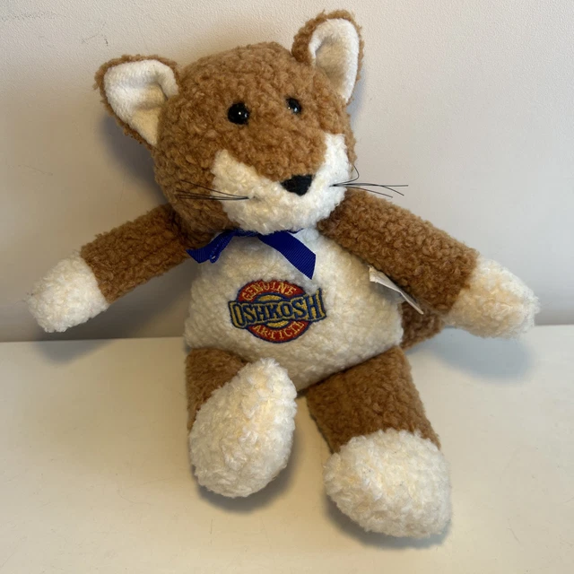 OSHKOSH FOX PLUSH Vintage Genuine Article Stuffed Animal Rare USA Eden ...