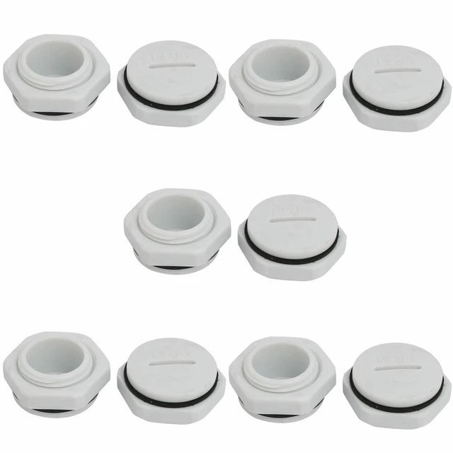 Electrical Caps For Wires 10pcs M20x1.5mm Nylon Threaded Caps - Black ...