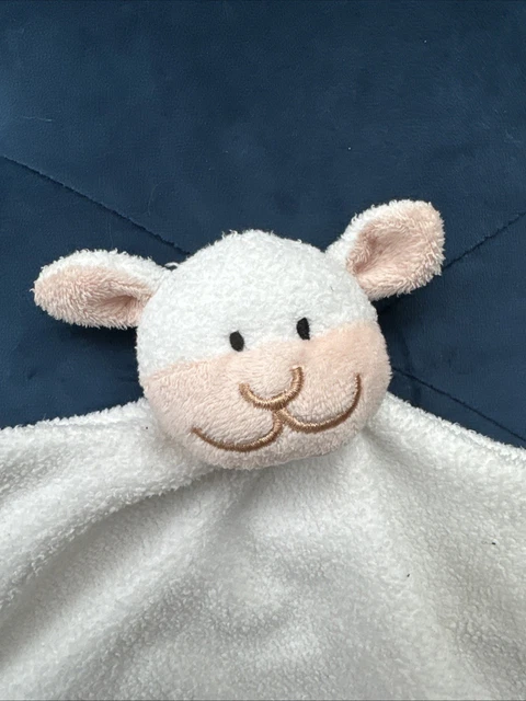 RARE JOJO MAMAN Bebe Sheep Lamb Baby Comforter Blankie Soother White ...