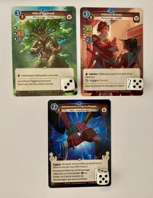 3X CARTE RARE Axiom ALTERED Tcg Fille Yggdrasil Videuse Entraînement BTG KS FR EUR 8,75 ...