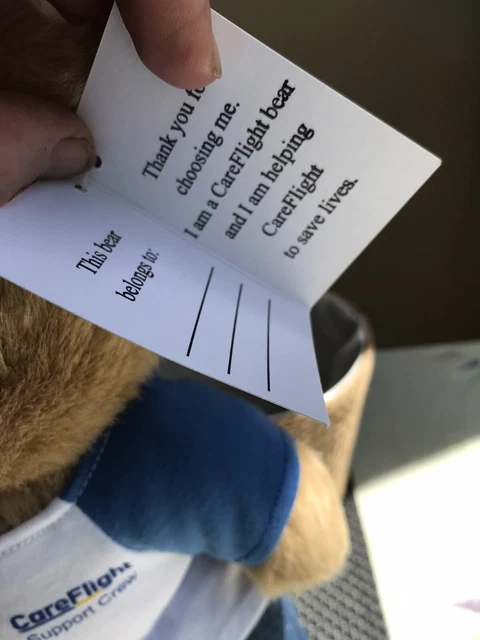 CAREFLIGHT BEAR NEW with tags NRMA Support Crew collectable bear 30cm ...