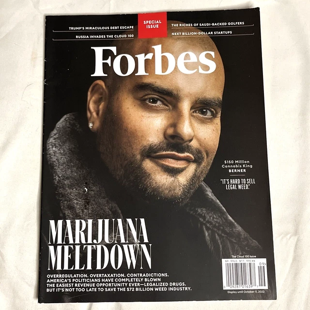 FORBES MAGAZINE MARIJUANA Meltdown Golfers Russia Trump August ...