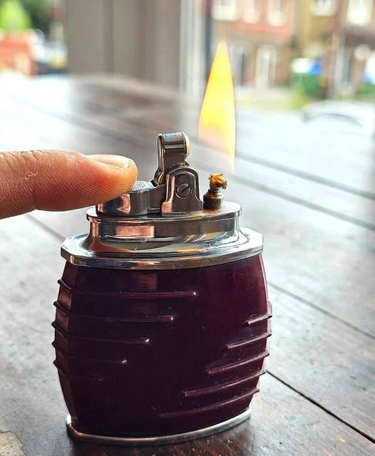 RARE VINTAGE COLLECTABLE ROLSTAR Bakelite Petrol Table Lighter in ...
