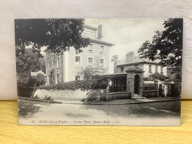 RYDE, ISLE OF Wight, Corston House, Spencer Road, LL. Postcard No.54 £ ...