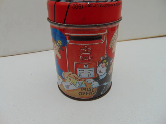 COLLECTABLE POSTMAN PAT Money Box Tin..Very nice tin.. £3.60 - PicClick UK
