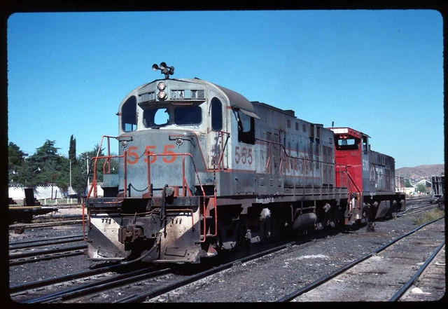 ORIGINAL RAIL SLIDE - NdeM Nacionales de México 555+ Nogales MX 10-18 ...