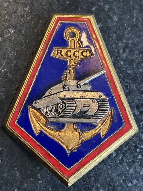 INSIGNE MILITAIRE @ Coloniales @ Indochine @ Rccc @ Chasseurs Chars ...
