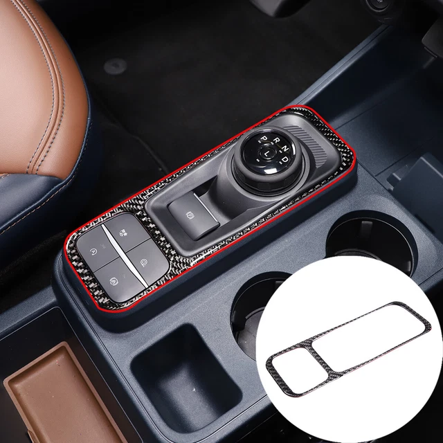 FOR FORD MAVERICK 2022 Center Console Gear Trim Panel Frame Carbon ...