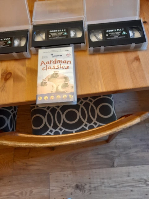 WALLACE & GROMIT/ Aardman Animation VHS videos (4) £4.99 - PicClick UK