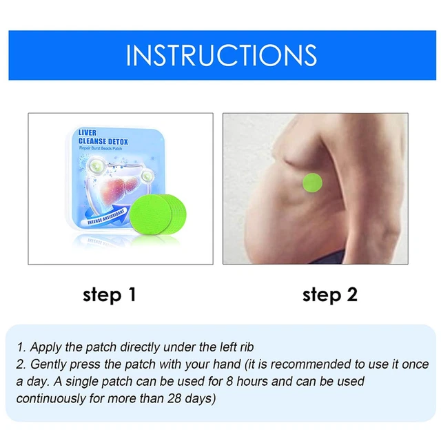 GENTLE LIVER DETOX Patch 36pcs Cleansing Repair Slimming Comfort Relief ...