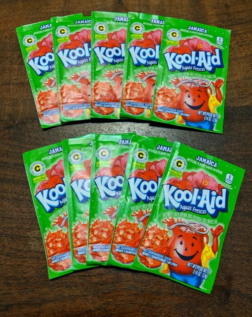 KOOL-AID DRINK MIX Jamaica 10 Count packet Rare BB:JAN/27/21 £8.18 ...