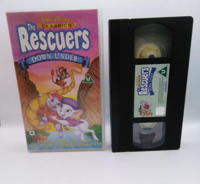 THE RESCUERS DOWN Under (VHS, 1991) £8.88 - PicClick UK