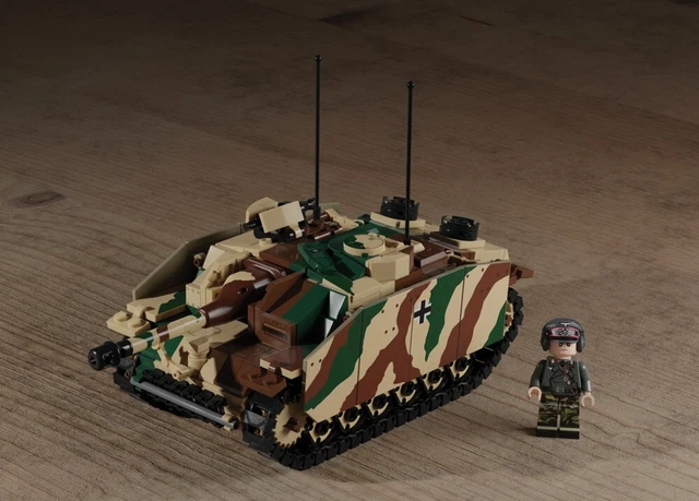 BRICKMANIA STUG III Ausf. G – WWII German Assault Gun -BKM2467 - Rare ...