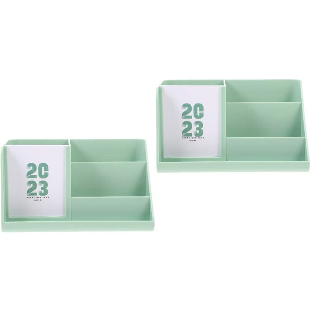 2 PCS BLANCHE Plastique Boite De Rangement Calendrier Bureau EUR 25,96 ...